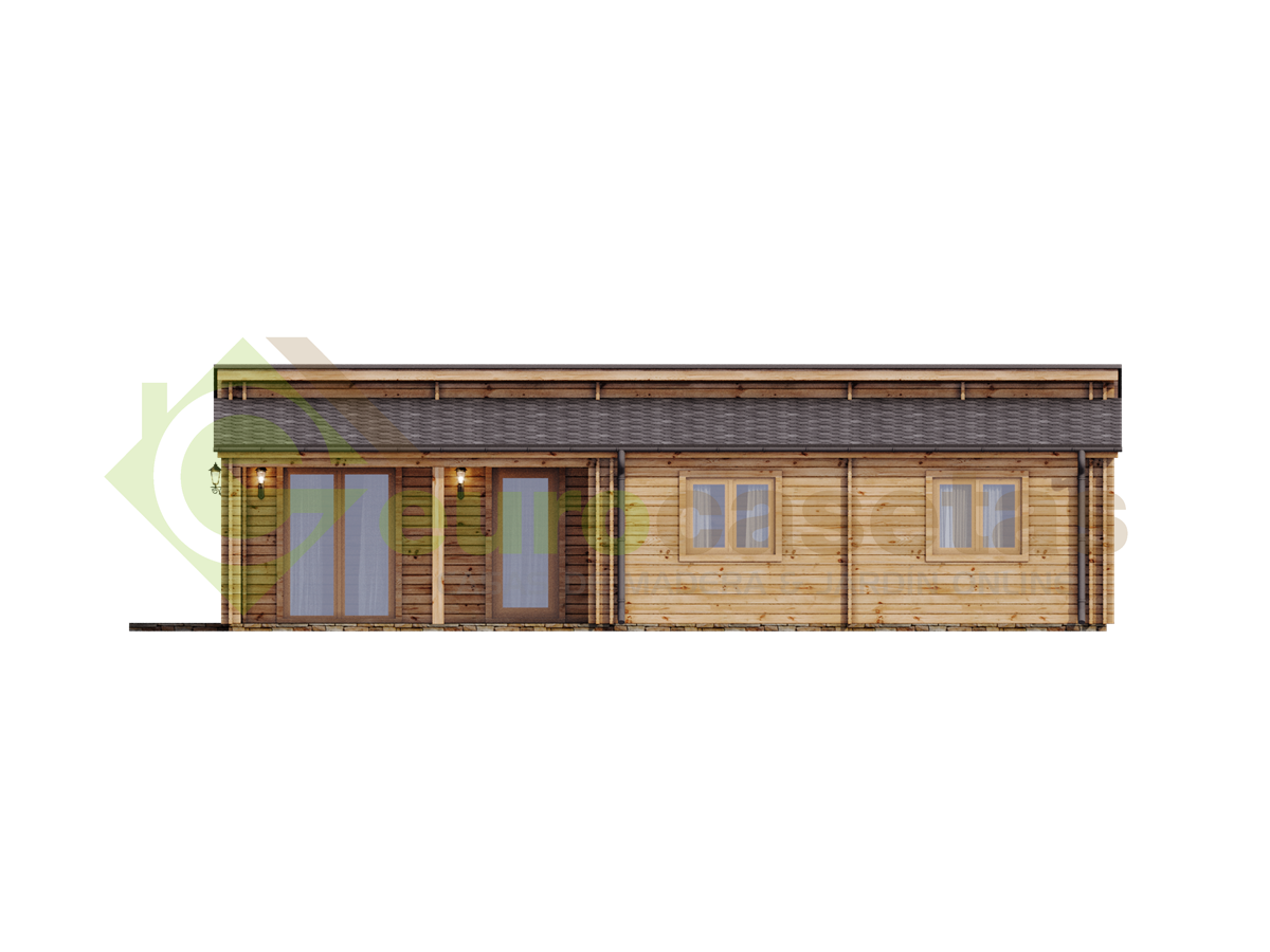 Casas de madera en doble pared / IBERICA CTE - 44 -140 -44 mm